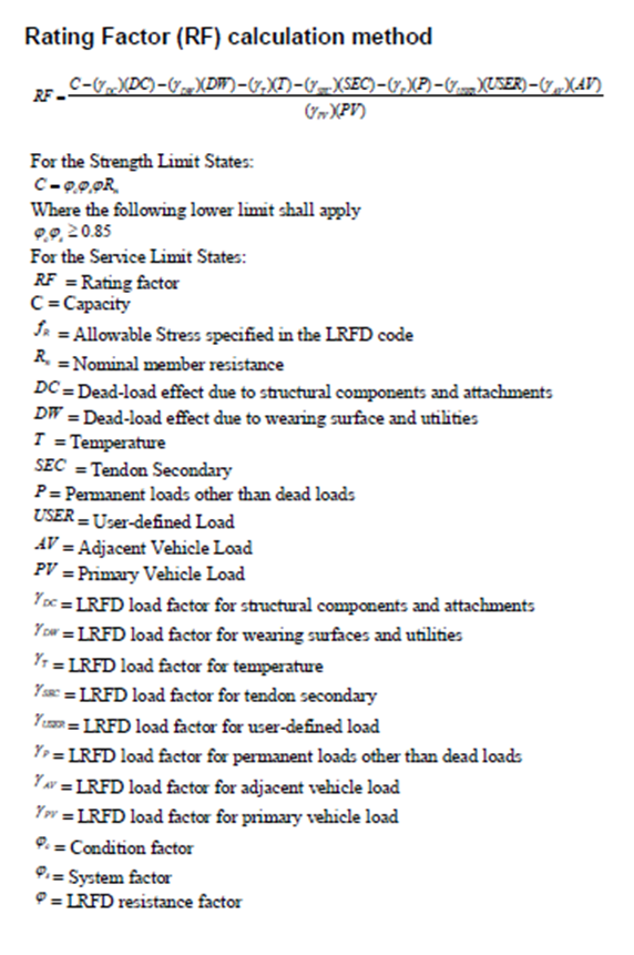 Bridge Load Rating of Steel Composite Bridge as per AASHTO LRFR