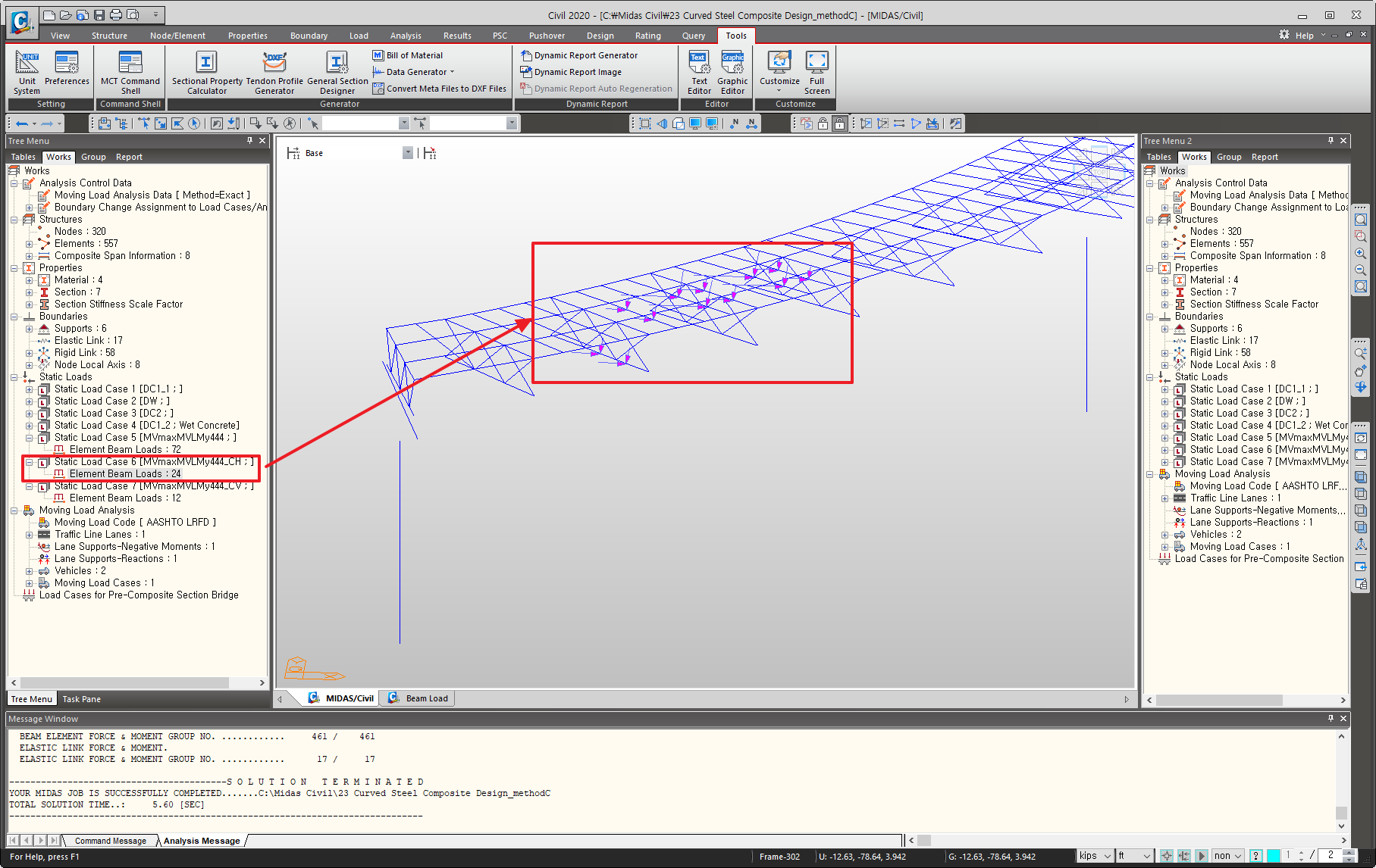 How to Add Horizontal Moving (Live) Load