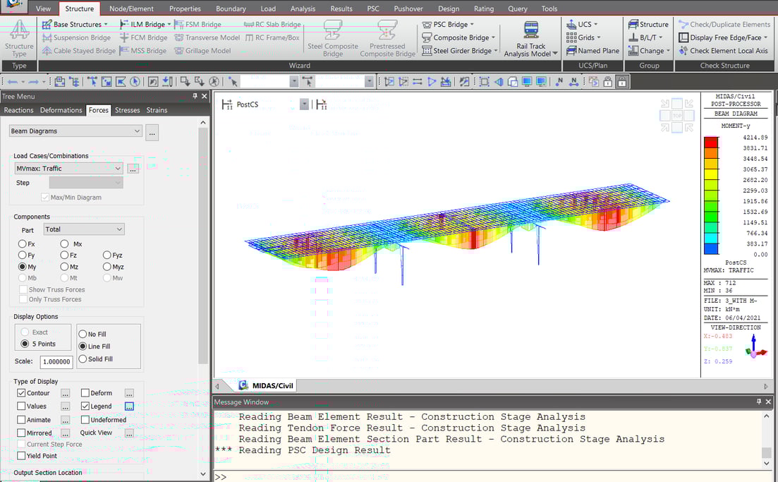 Super T-Girder Bridge Design as per AS 5100