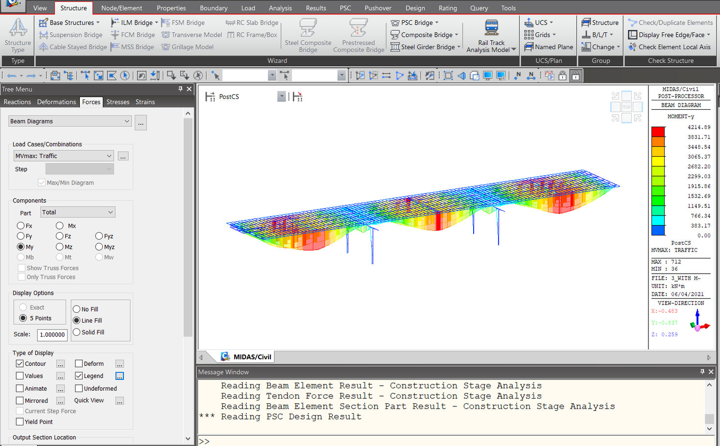 Super T-Girder Bridge Design as per AS 5100