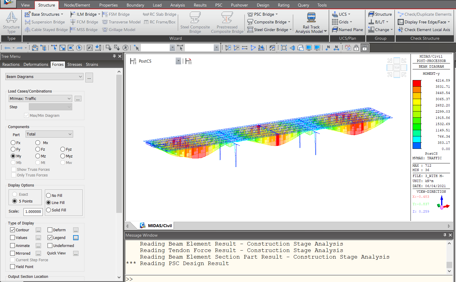 Super T-Girder Bridge Design as per AS 5100