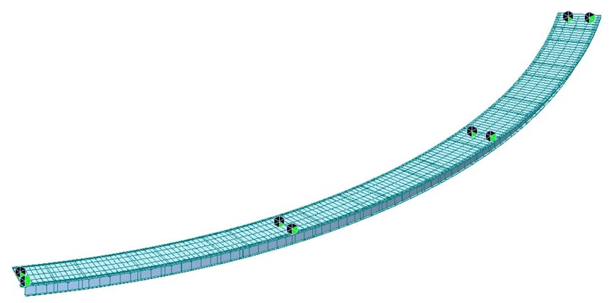 Bearing Arrangement for Curved Bridges