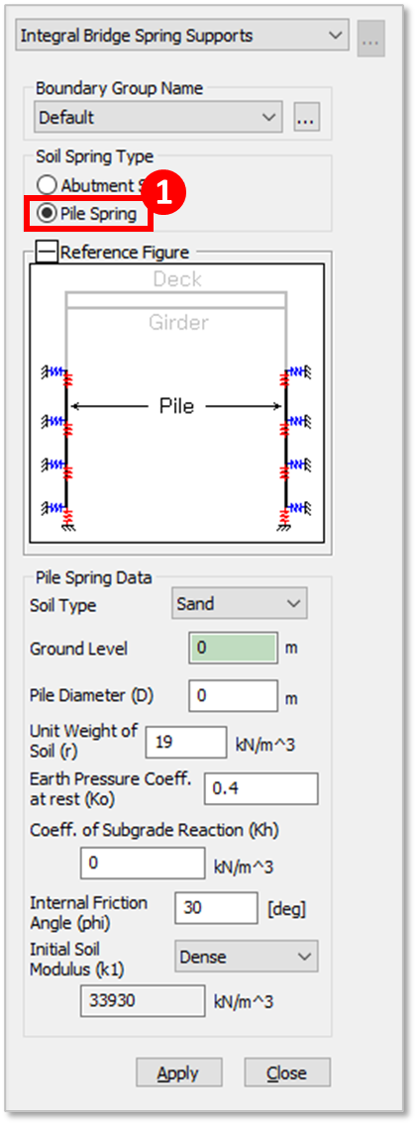 Integral Bridge Function in midas Civil