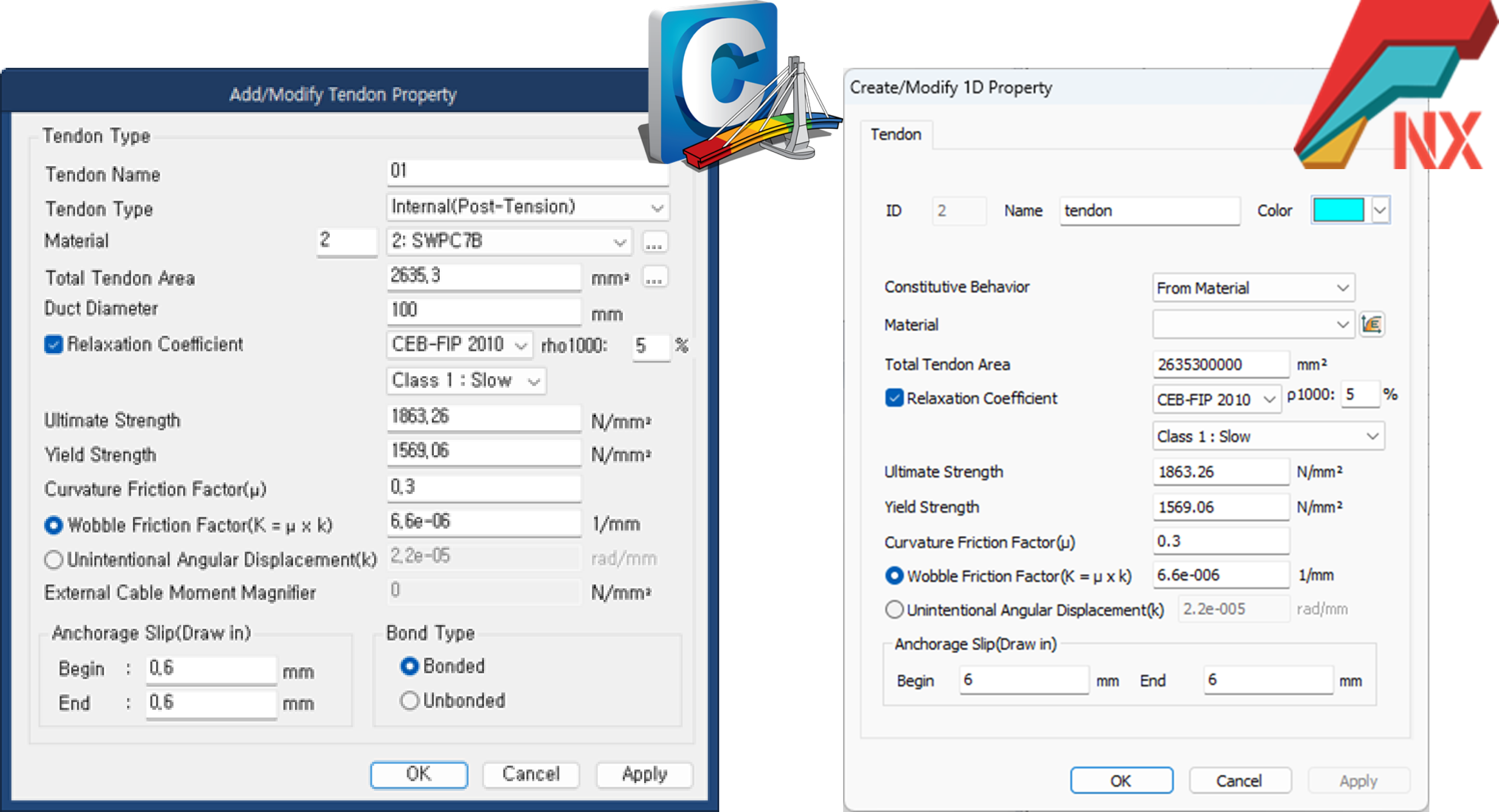 Evaluating Tendons Through Simulation in Civil Engineering