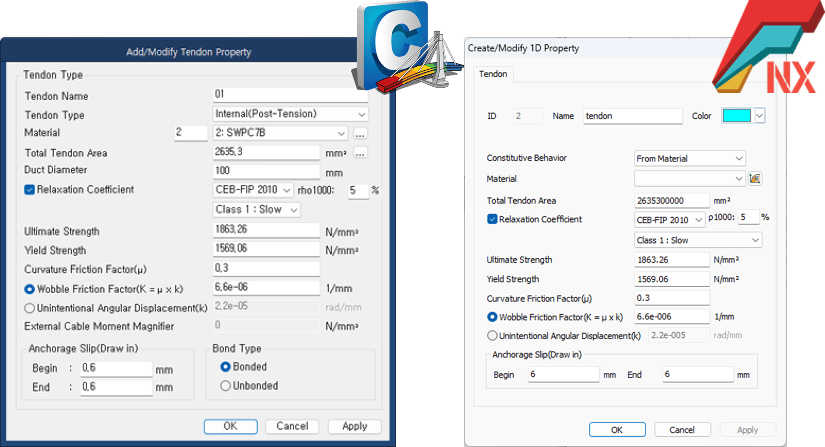 Evaluating Tendons Through Simulation in Civil Engineering