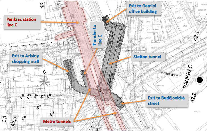 Blog | Metro Station Pankrac - Modelling and Analysis in Midas GTS NX