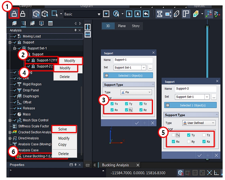 How to perform Buckling Analysis?