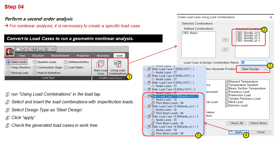 Direct Analysis of Steel Structure