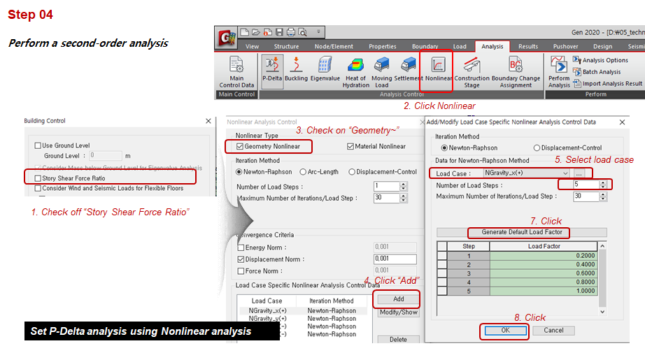 Direct Analysis of Steel Structure