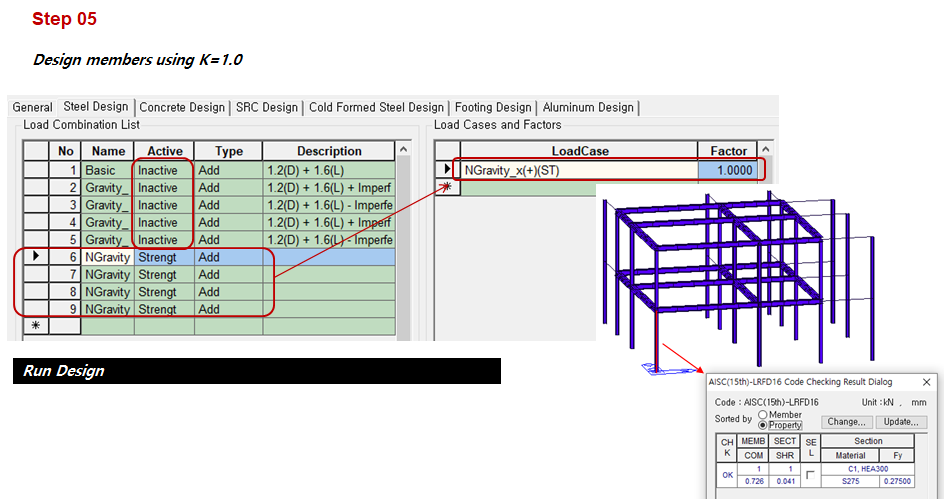 Direct Analysis of Steel Structure