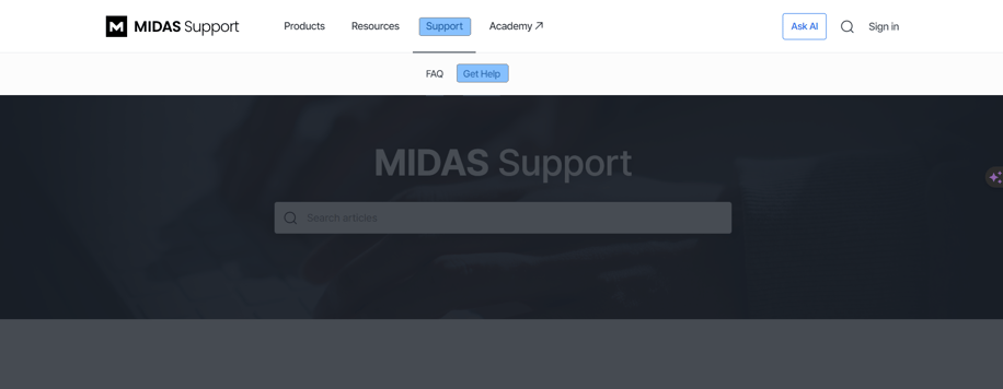 ¿Cómo ingresar a la plataforma de soporte MIDAS?