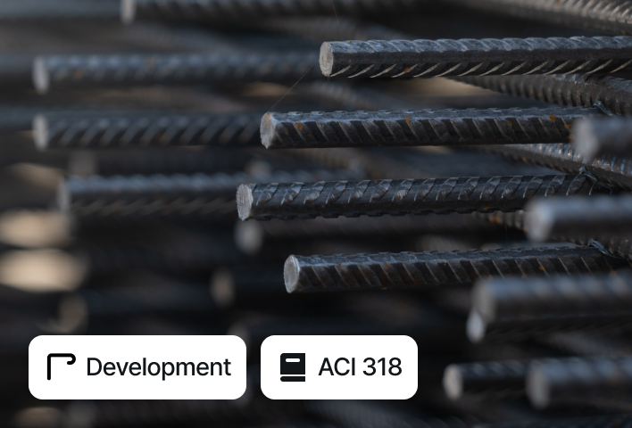 Calculadora de longitud de desarrollo y de empalme (ACI318-19)